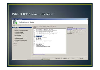 Dhcp server in Windows Server 2008 | PPT