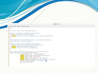 DHCP SERVER ( RHCE Linux) | PPTX