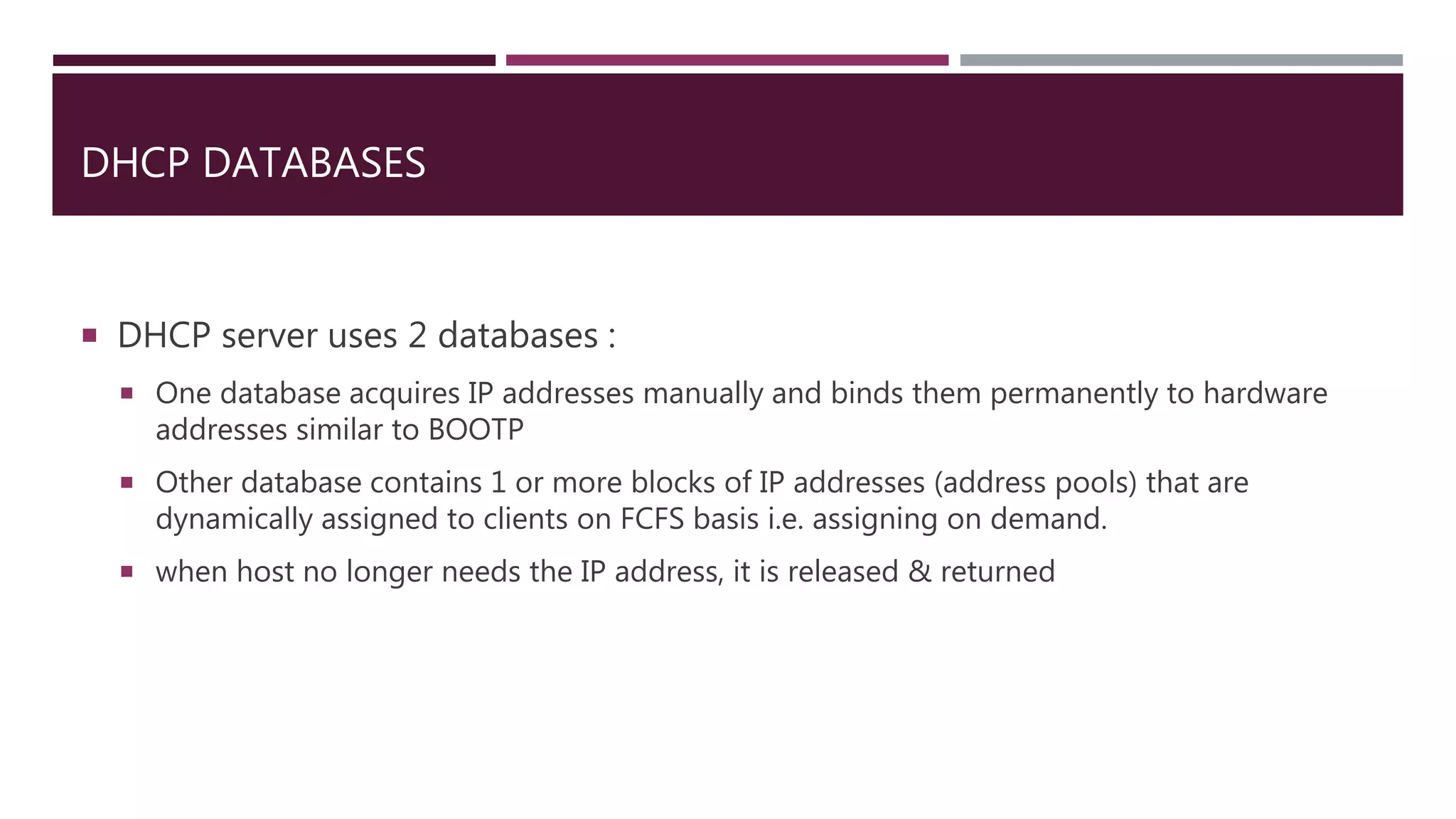 Dhcp server configuration | PPTX