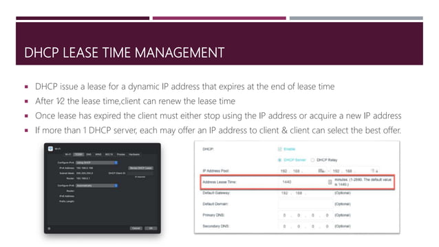 Dhcp server configuration | PPTX