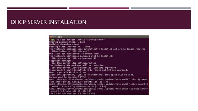 Dhcp server configuration | PPTX