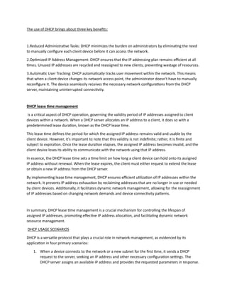 DHCP server on a cisco router explaining its uses its how to and ...