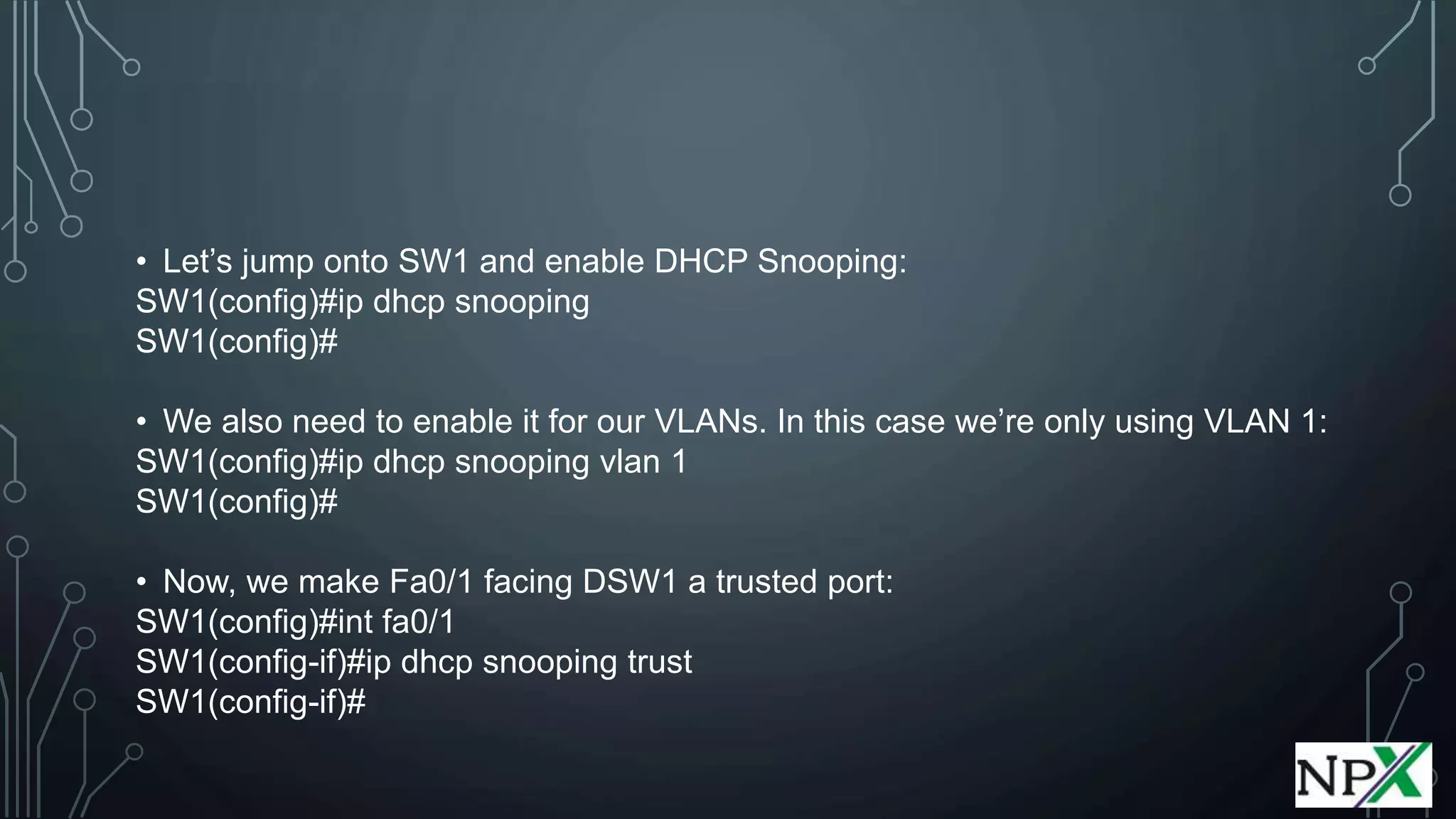 DHCP Snooping | PPTX | Computer Networking | Computing