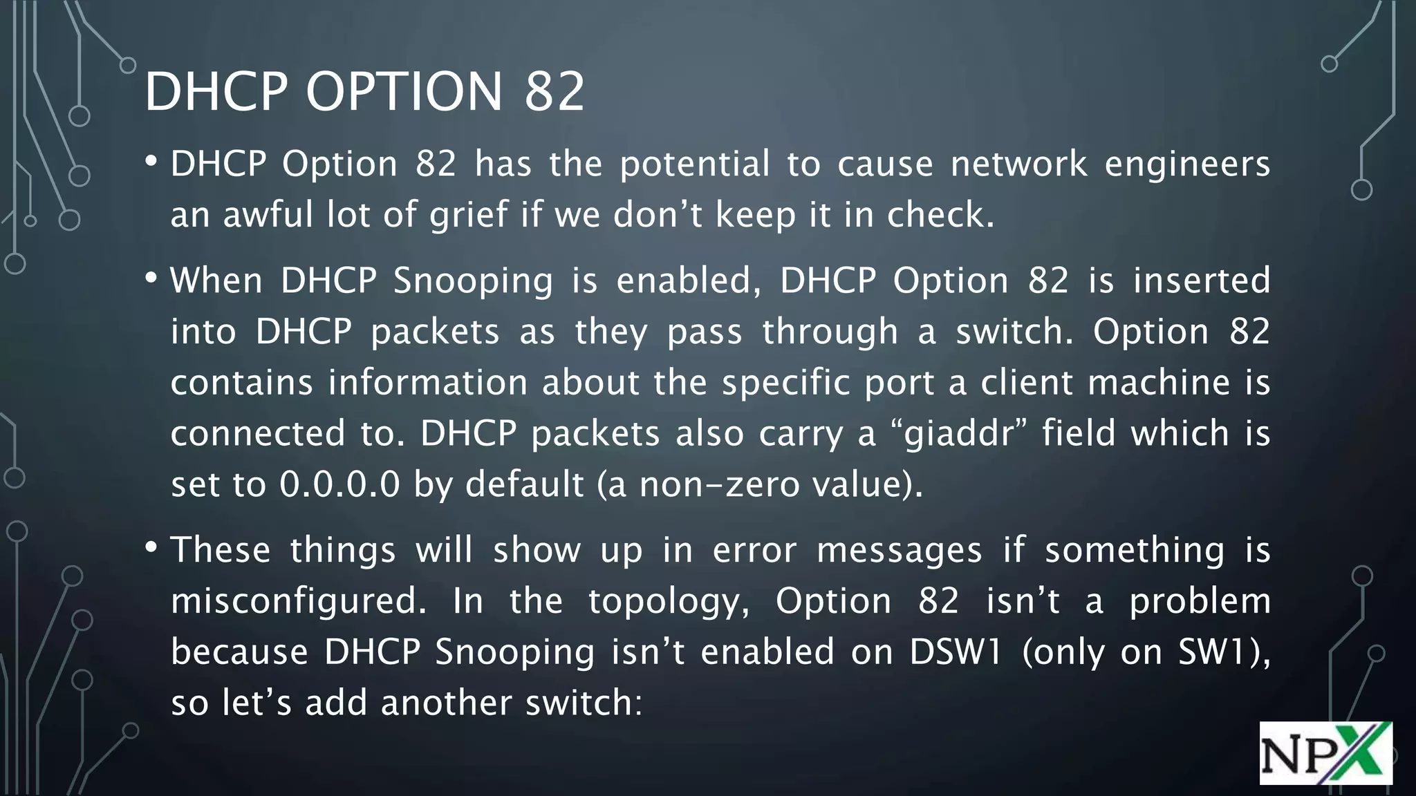 DHCP Snooping | PPTX | Computer Networking | Computing