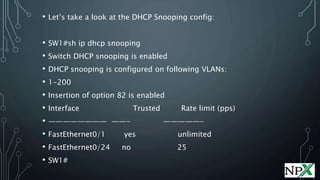 DHCP Snooping | PPTX