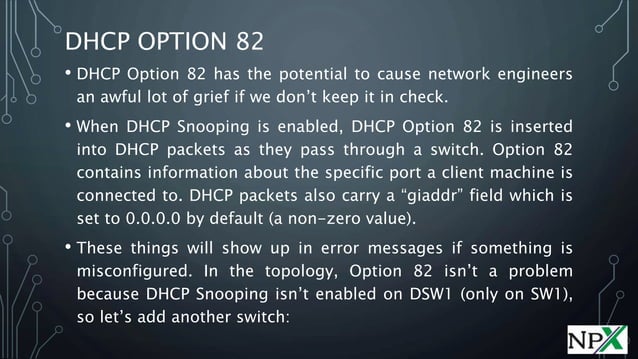 DHCP Snooping | PPTX | Computer Networking | Computing