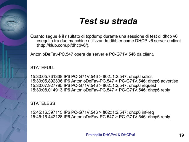 DHCP v4 - DHCP v6 | ODP