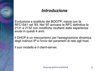 DHCP v4 - DHCP v6 | ODP