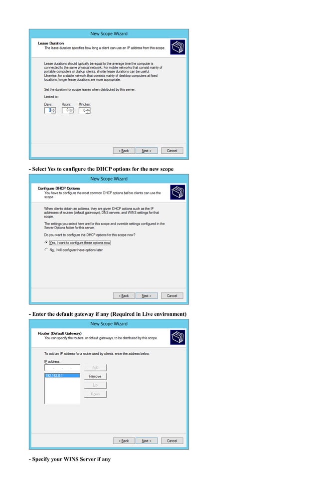 DHCP windows server 2012 | PDF | Computer Networking | Computing