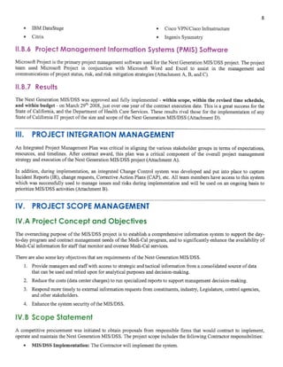 Dhcs Misdss Re Procurement Project | PDF