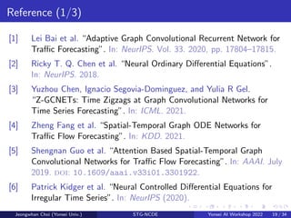 [Yonsei AI Workshop 2022] Graph Neural Controlled Differential ...