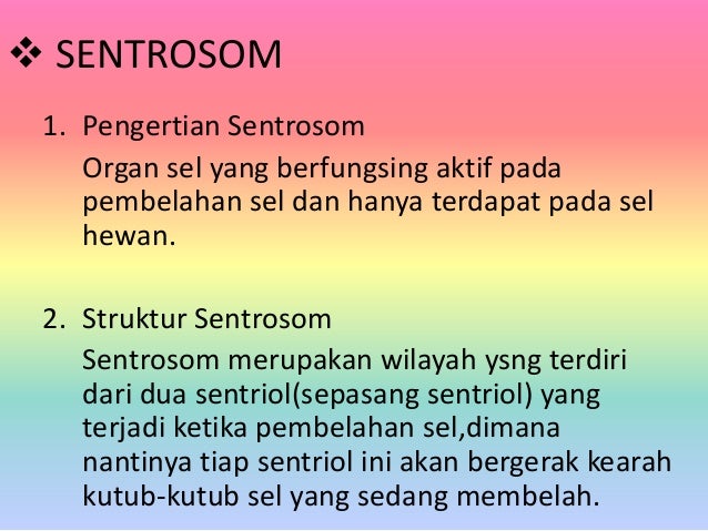 sentriol, sentrosom dan sitoskeleton