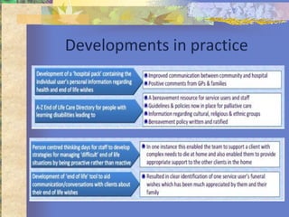 D Heals, 2011, Developing and Supporting Practice at the End of Life | PPT