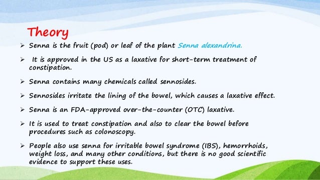 Isolation and detection of active principles of the sennoside from the ...