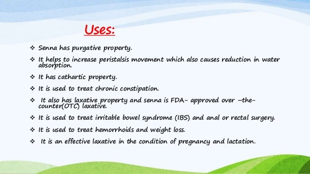 Isolation and detection of active principles of the sennoside from the ...