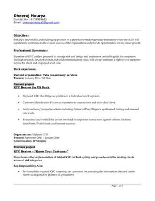 Dheeraj cv 1 (1) | PDF