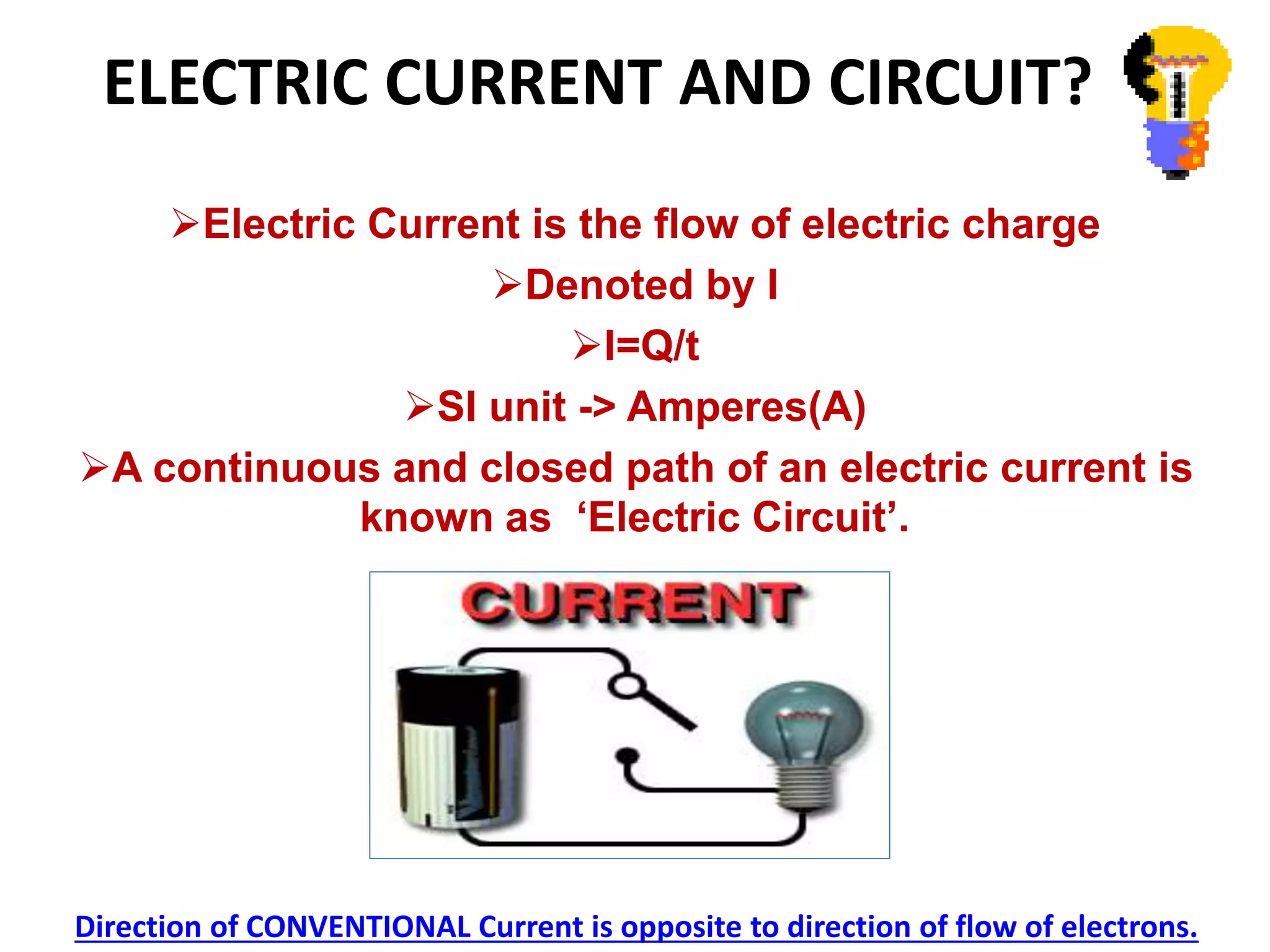 ppt on electricty class 10 | PPTX