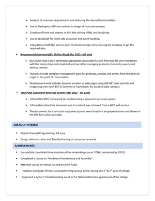 Dheeraj Rai Resume | PDF