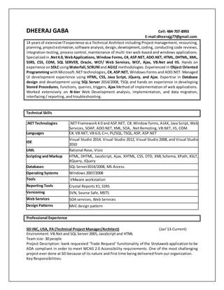 Dheeraj resume (2) | PDF