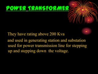 Power Transformer ( Summer Training presentation BHEL ) | PPTX