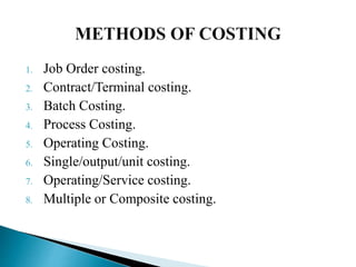 JOB BATCH COSTING | PPTX | Business | Business and Finance