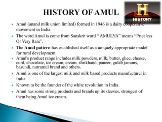 BRANDING STRATEGY OF AMUL | PPTX