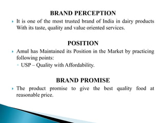BRANDING STRATEGY OF AMUL | PPTX