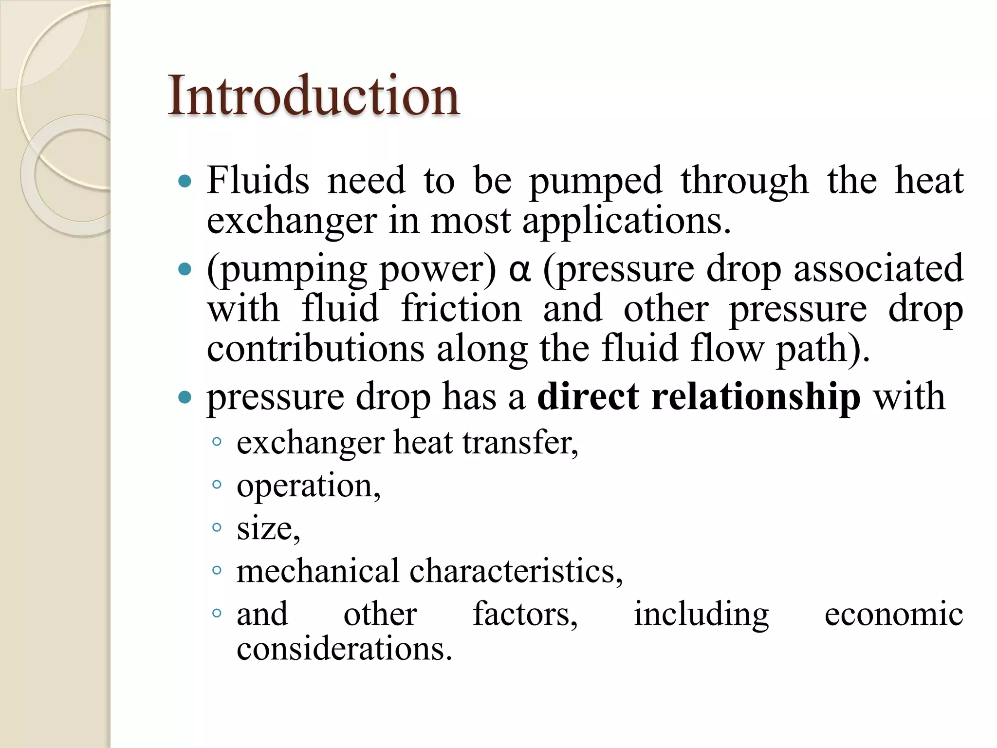 Heat Exchanger Pressure Drop Analysis | PPTX