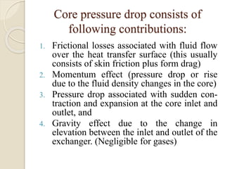 Heat Exchanger Pressure Drop Analysis | PPTX