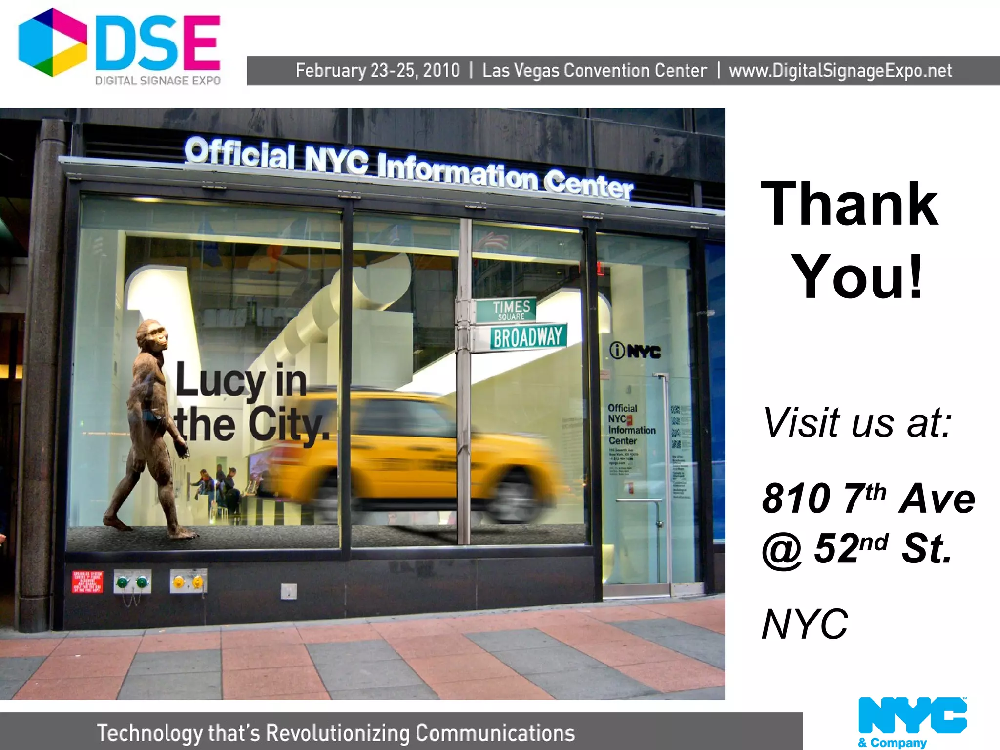 Case Study: Modernize Official NYC Visitor Information Center | PPT