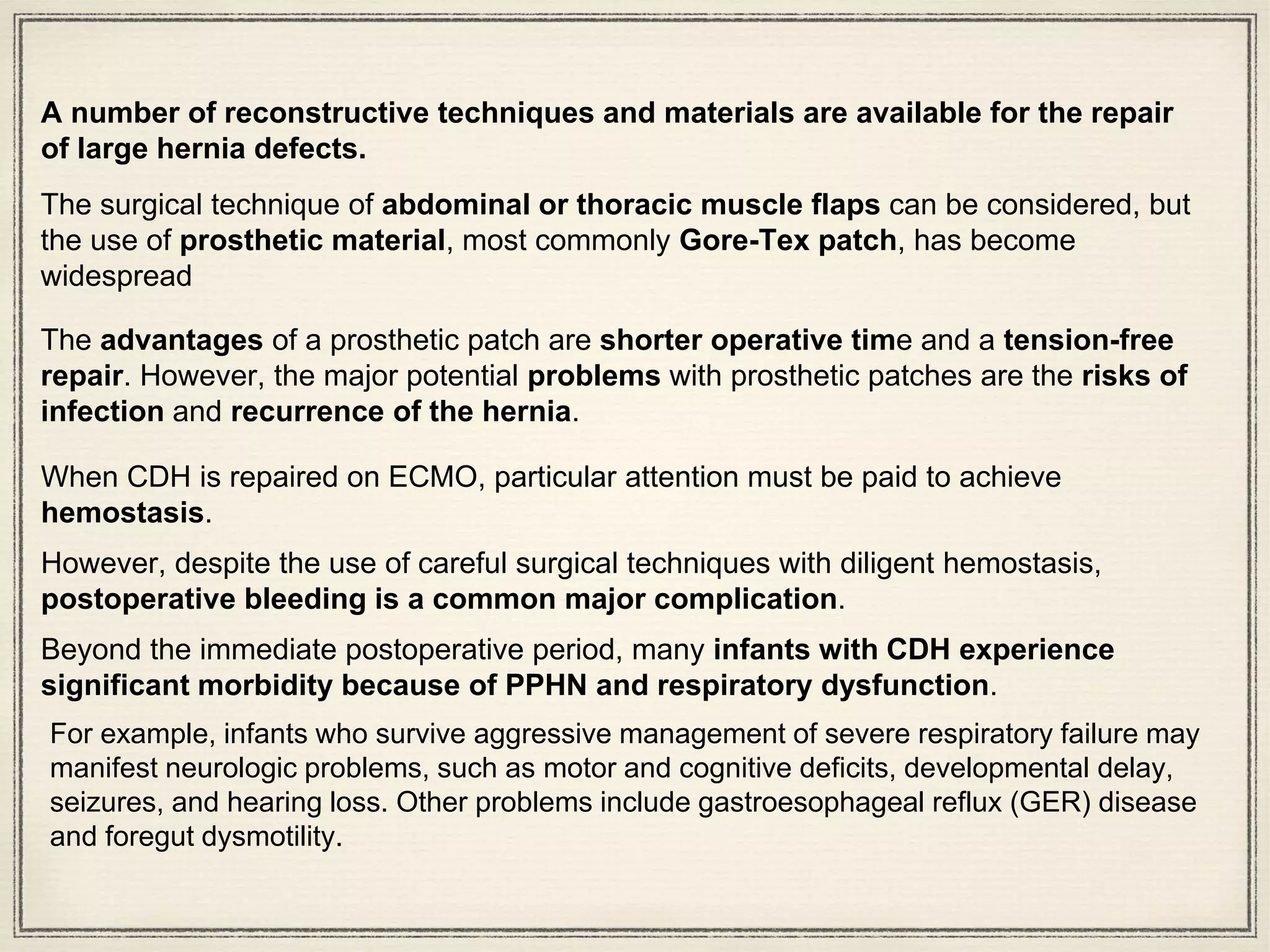 Diaphragmatic hernia in children | PPTX