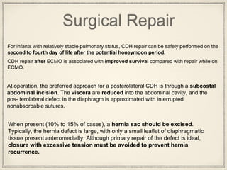 Diaphragmatic hernia in children | PPTX