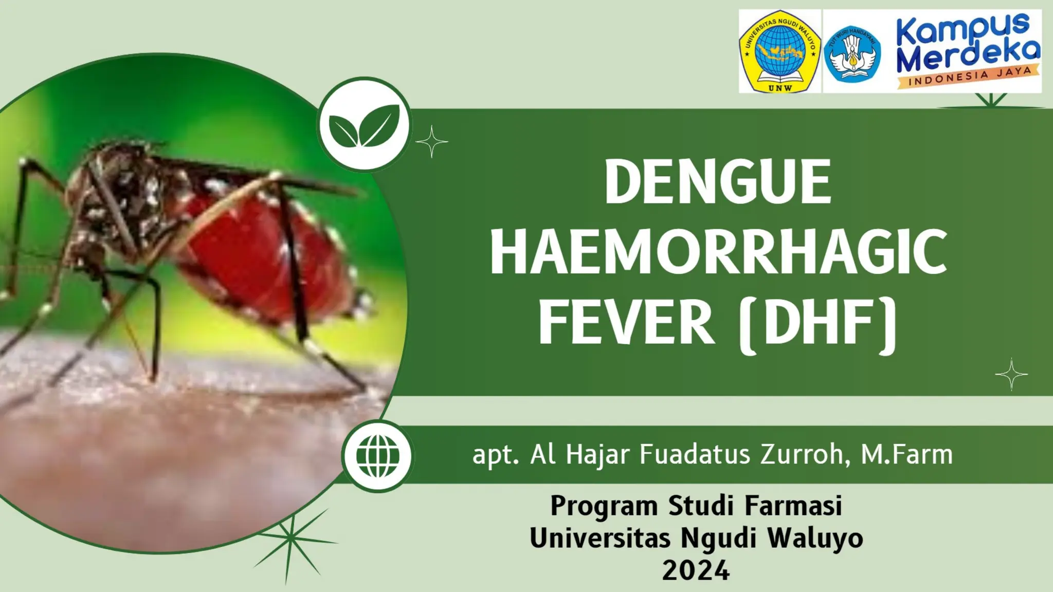 farmakoterapi dengue haemorrhagic fever / demam berdarah dengue.pptx