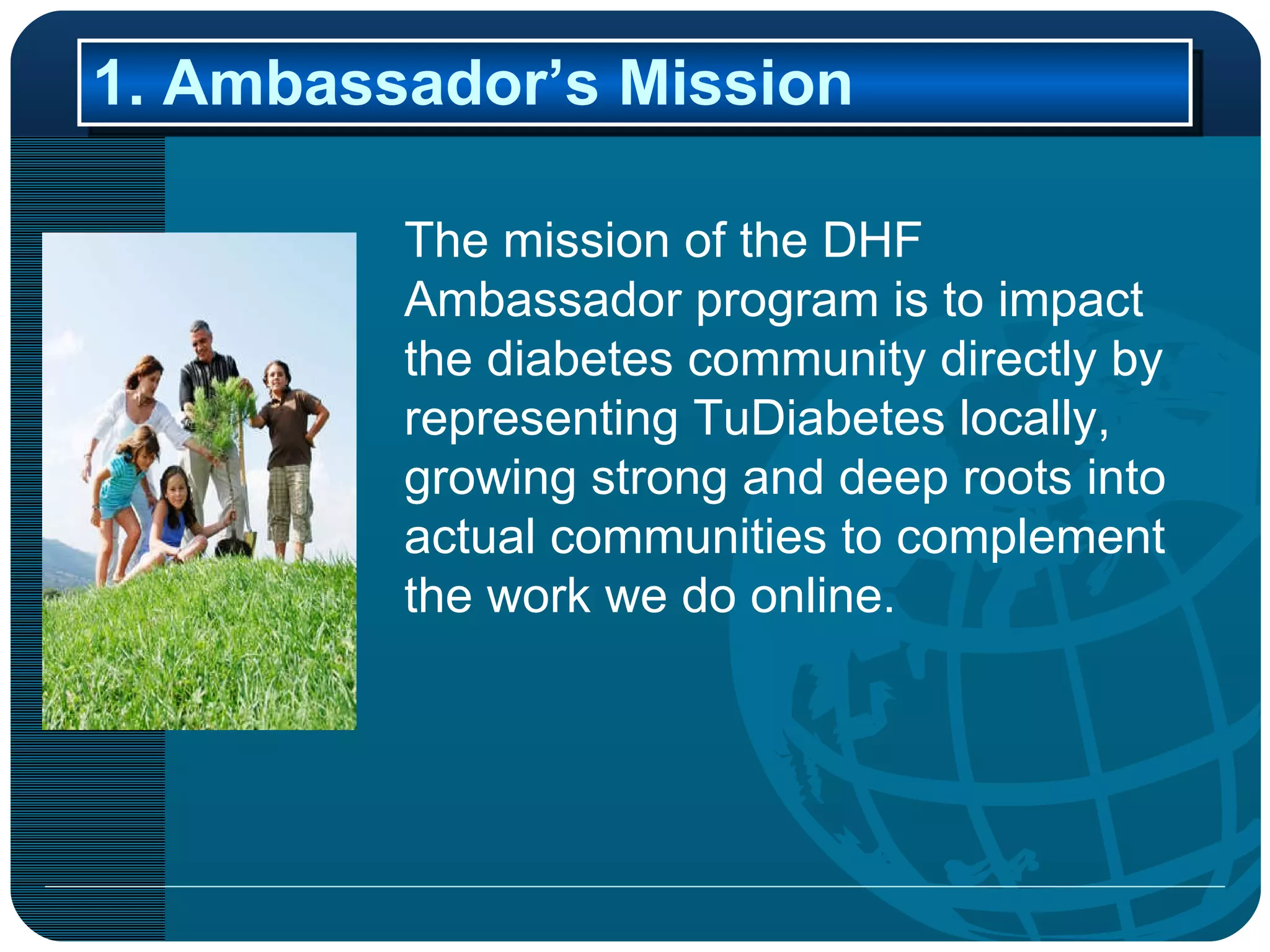 Dhf ambassadors presentation Final | PPT | Non-Profit Organizations ...
