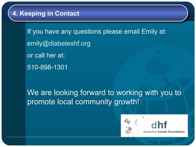 Dhf ambassadors presentation Final | PPT | Non-Profit Organizations ...