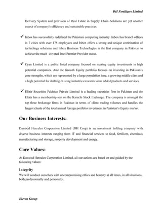 Dh fertilizers limited_business_report | DOC