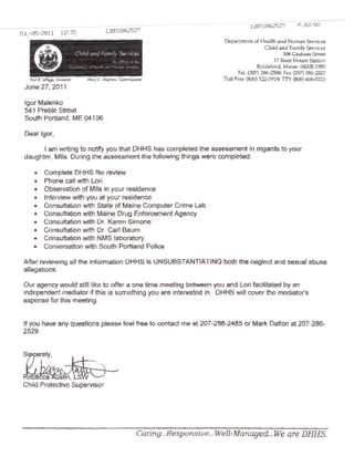 First DHHS Report | PDF