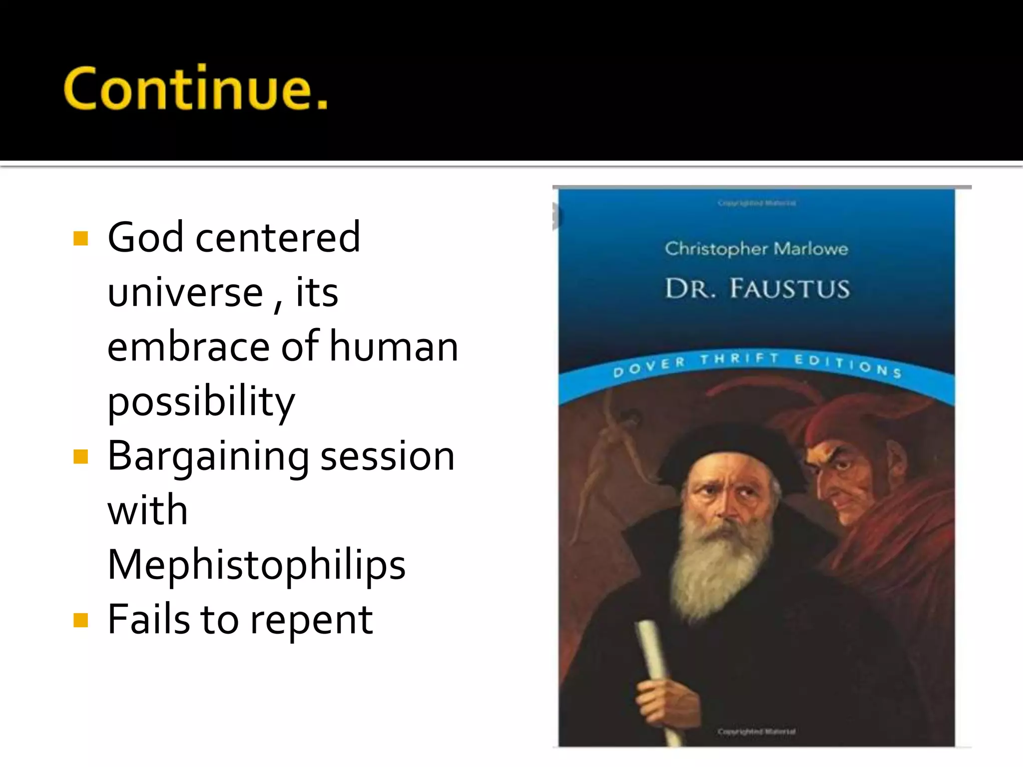 Dr. faustus as a tragic hero | PPTX