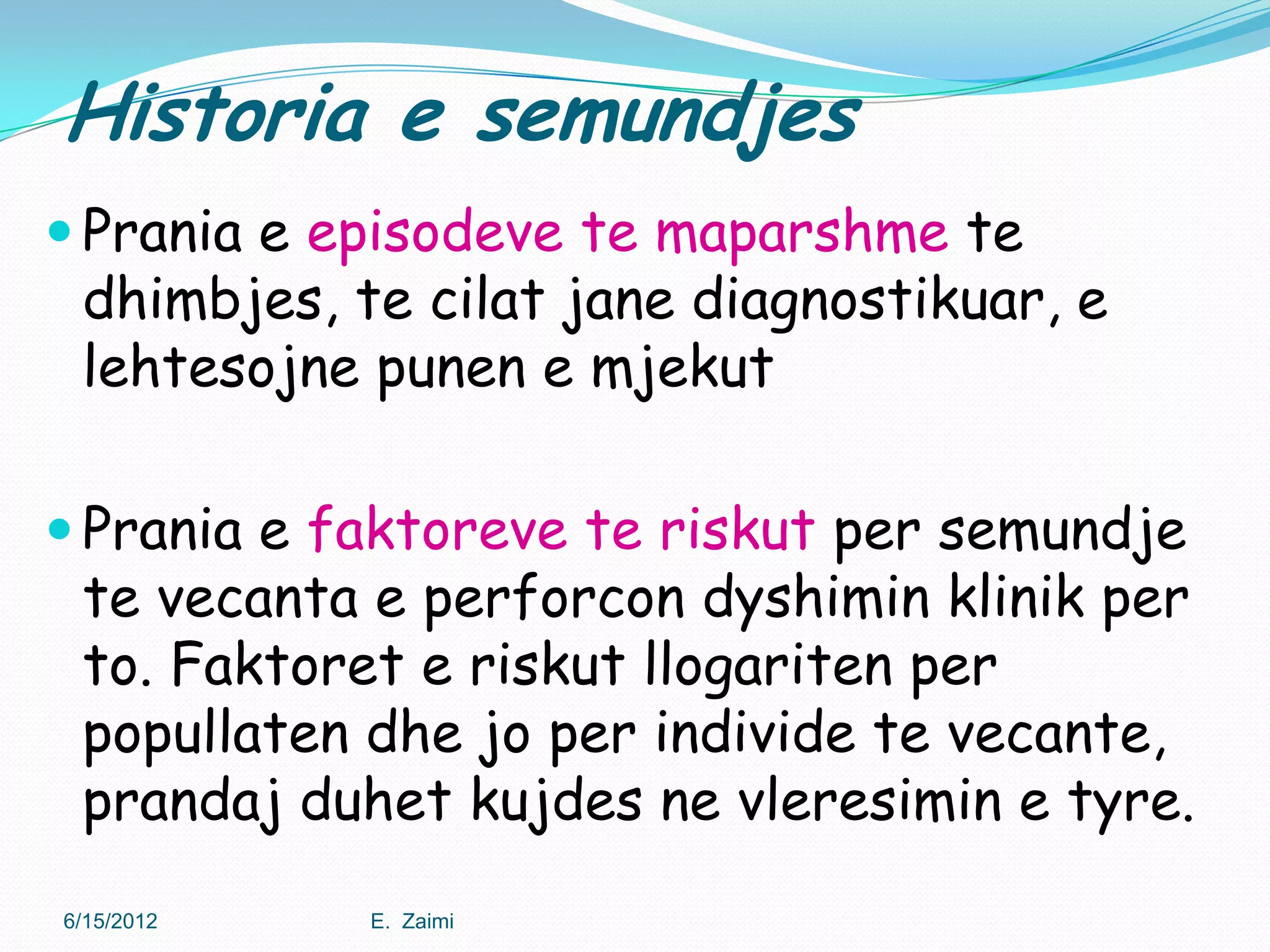Dhimbja e gjoksit | PPSX