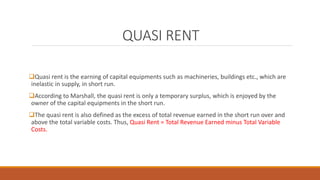 FACTORS OF PRODUCTION – LAND & ITS CHARACTERISTICS – THEORIES OF RENT ...