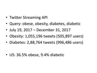 Information Sources and Needs in the Obesity and Diabetes Twitter ...