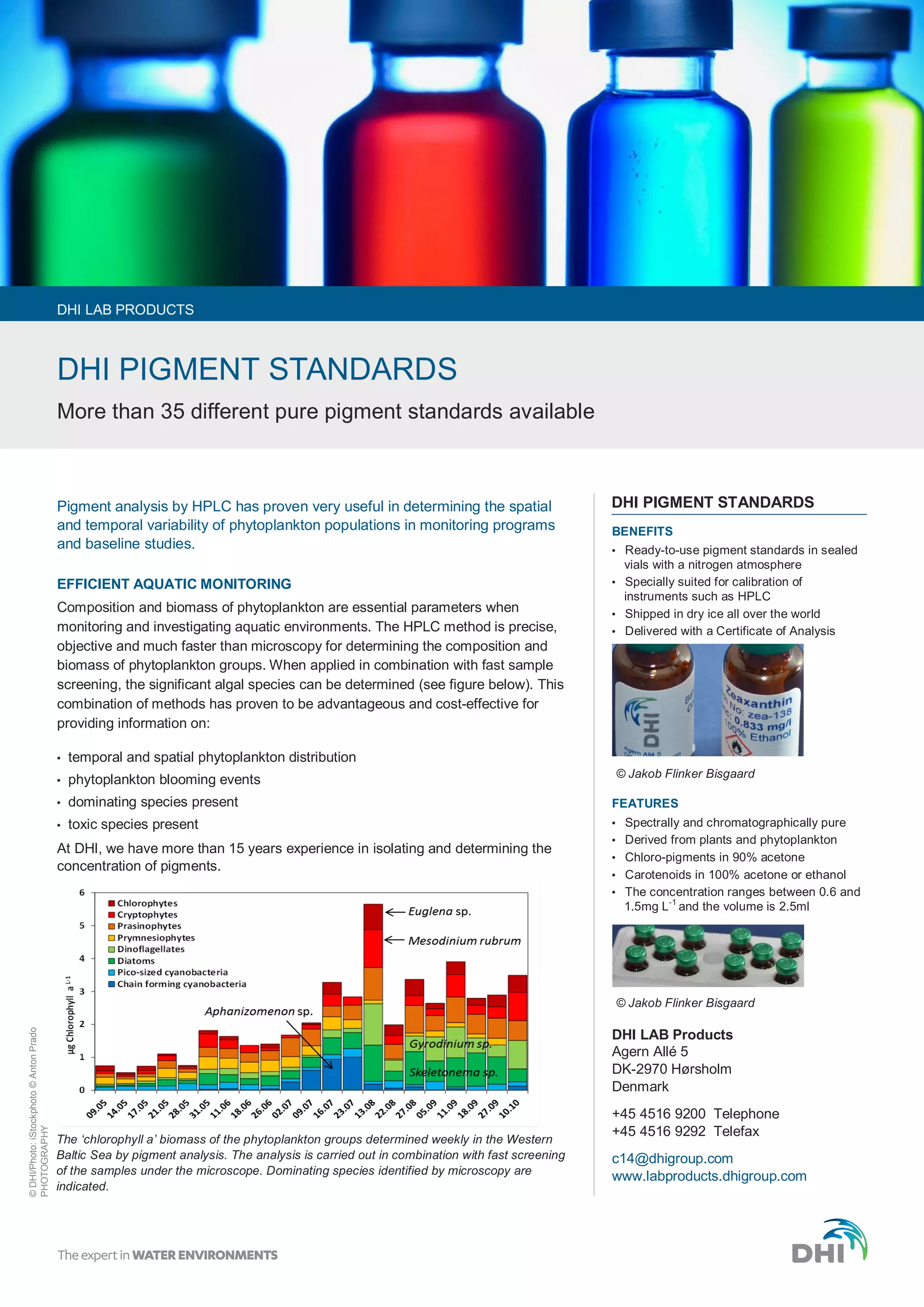 DHI Pigment Standards - DHI Lab 2015 | PDF