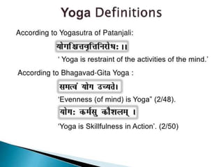 Yoga ppt | PPTX