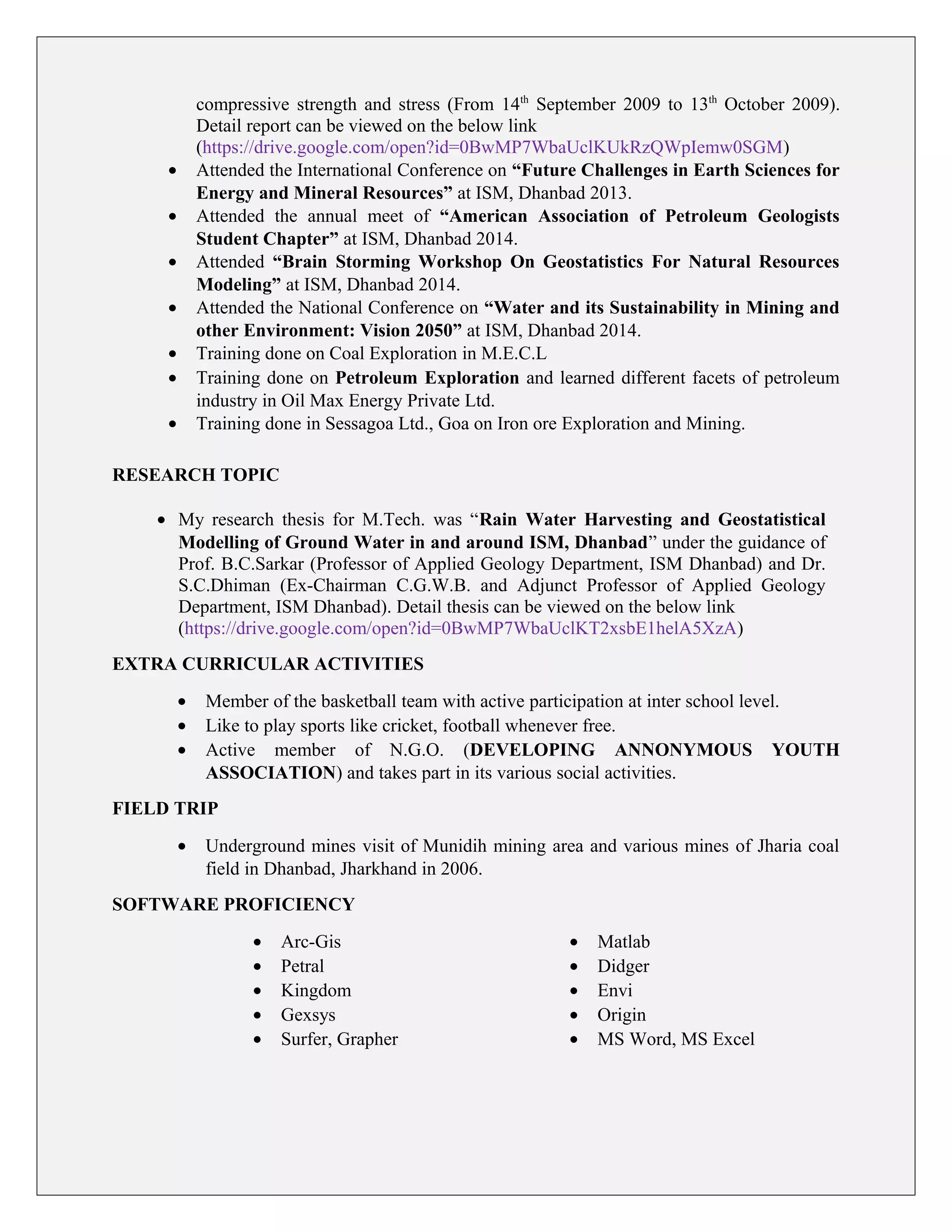 Resume Dhirendra Pratap Singh | DOC
