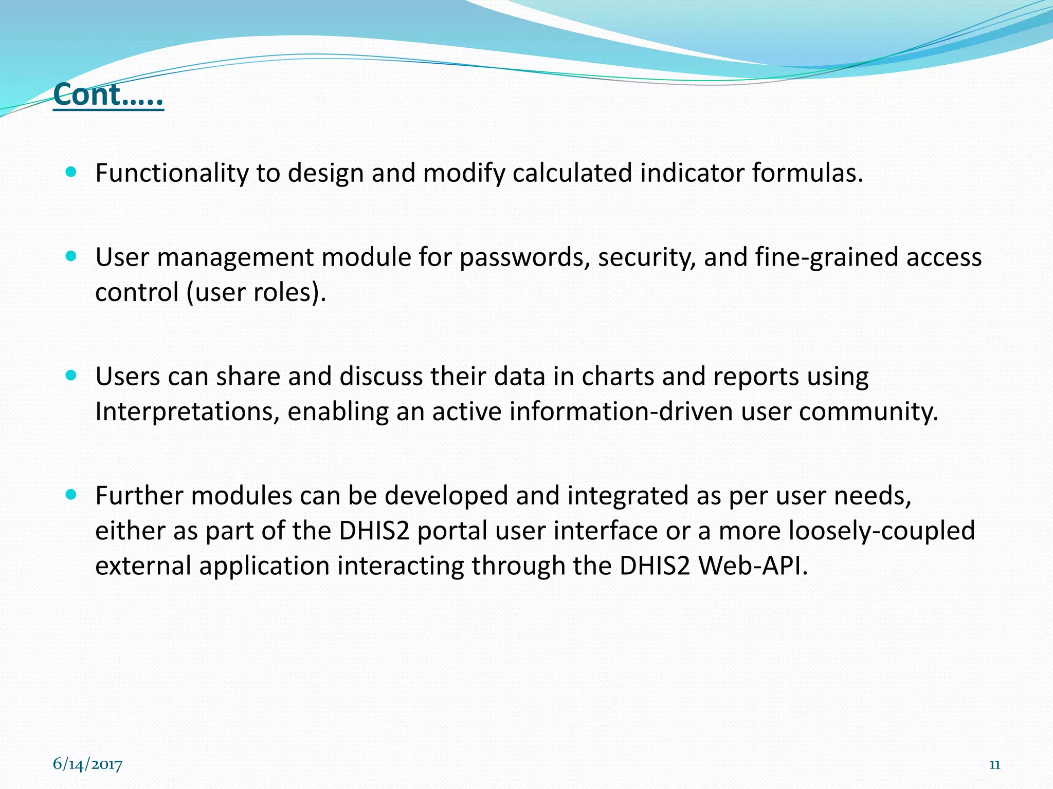Dhis2 overview | PPTX