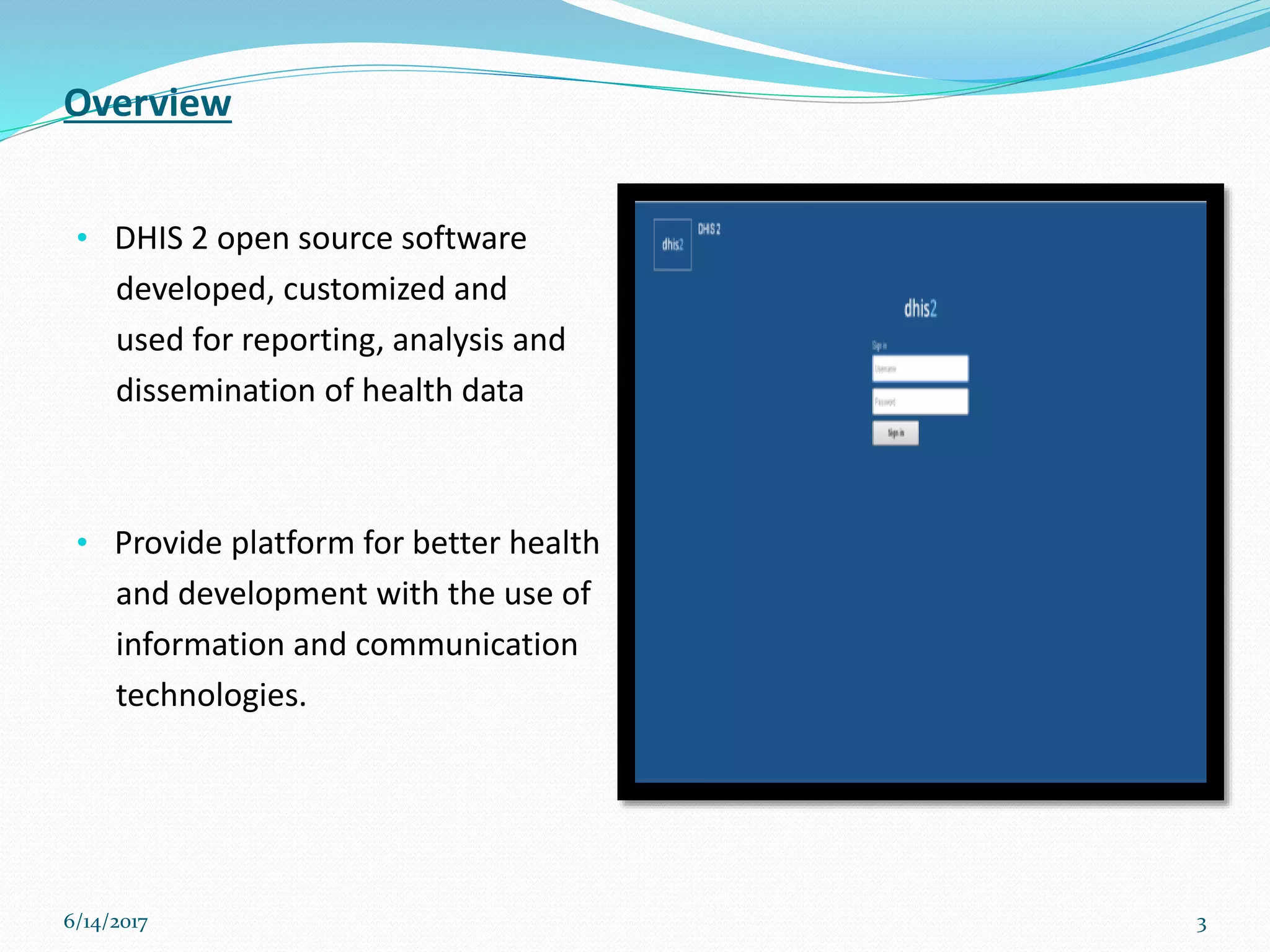 Dhis2 overview | PPTX