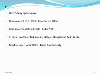 Dhis2 overview | PPTX