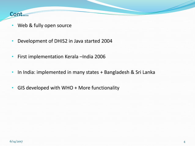 Dhis2 overview | PPTX