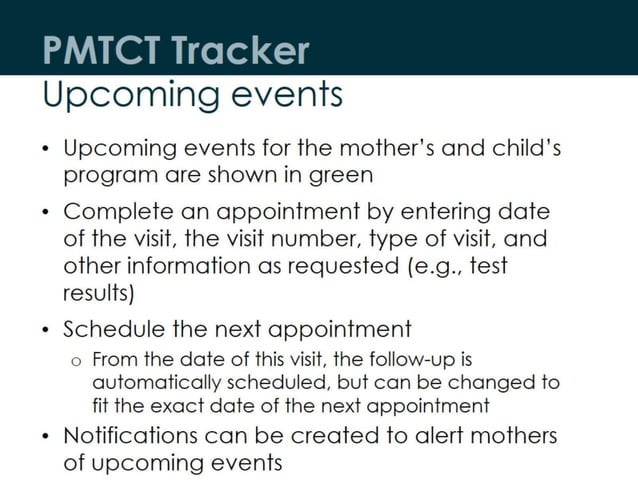 Using DHIS 2 Software to Track Prevention of Mother-to-Child ...