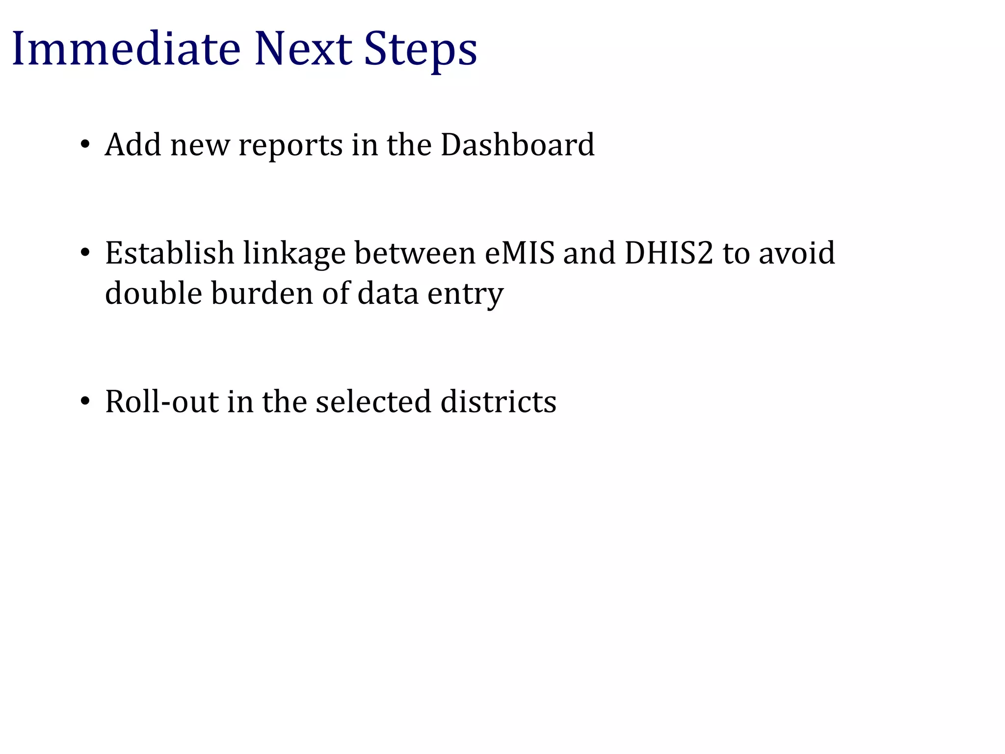 Overview of DGFP DHIS2 | PPTX
